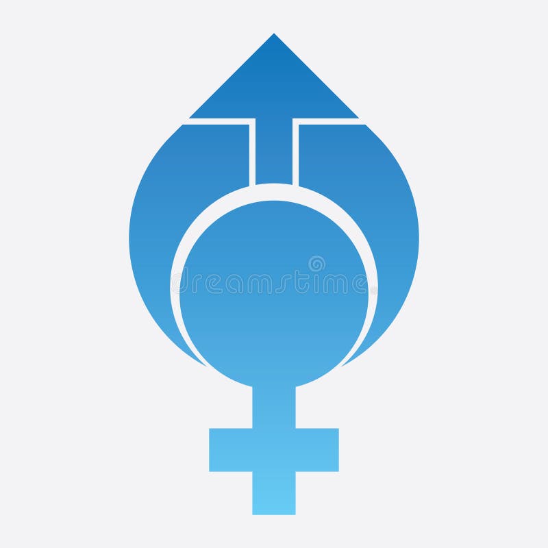 Male and Female Gender Logos Stock Vector - Illustration of women ...