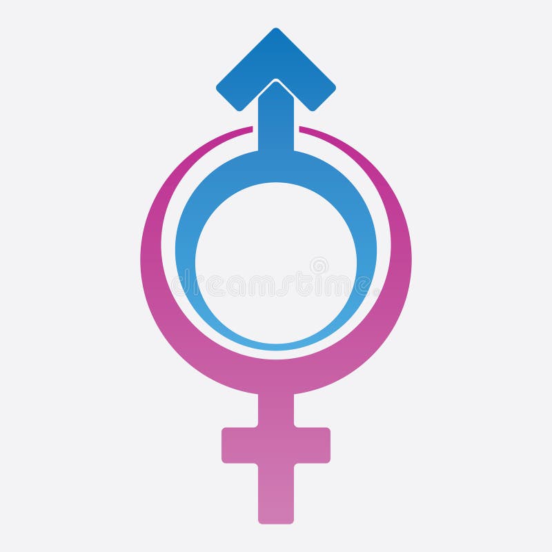 Male and Female Gender Logos Stock Vector - Illustration of person ...