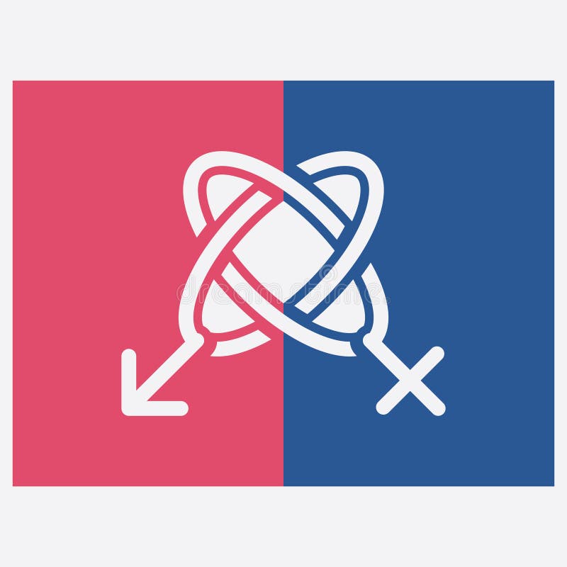 Male and Female Gender Logos Stock Vector - Illustration of social ...