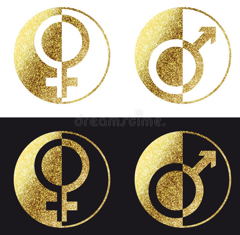 Male female Icon stock vector. Illustration of gender - 86218287
