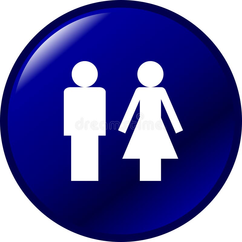 Male and female button. stock illustration. Illustration of genders ...