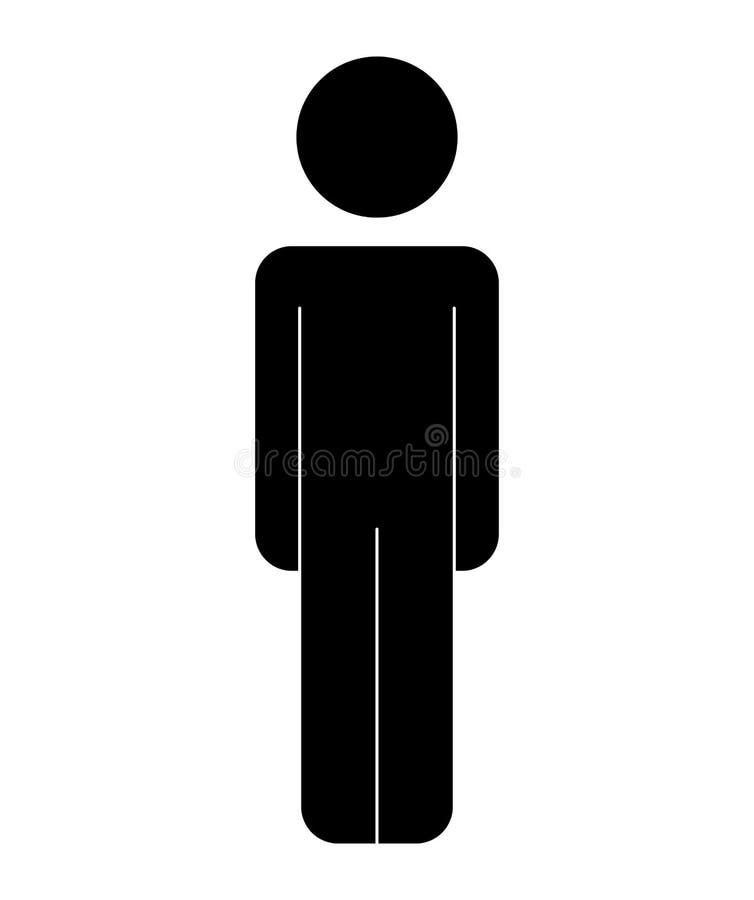 Male Figure Human Silhouette Stock Vector - Illustration of style ... Male Figure Human Silhouette Stock Vector - Illustration of style ...