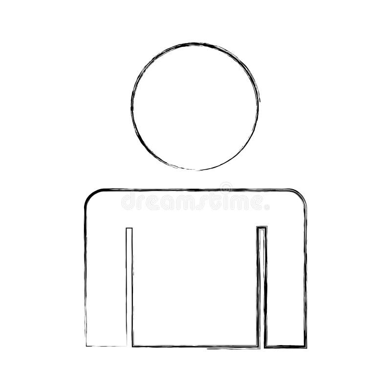 Male Figure Silhouette Icon Stock Vector - Illustration of male ...