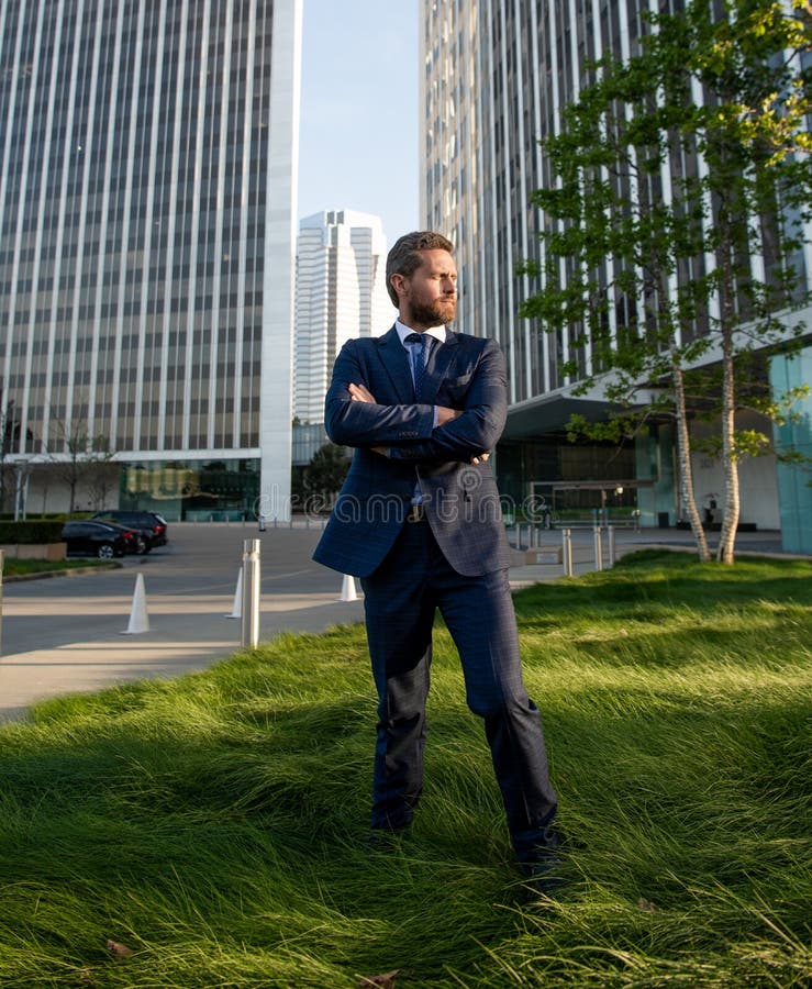 Male Formal Fashion Professional Unshaven Ceo Confident