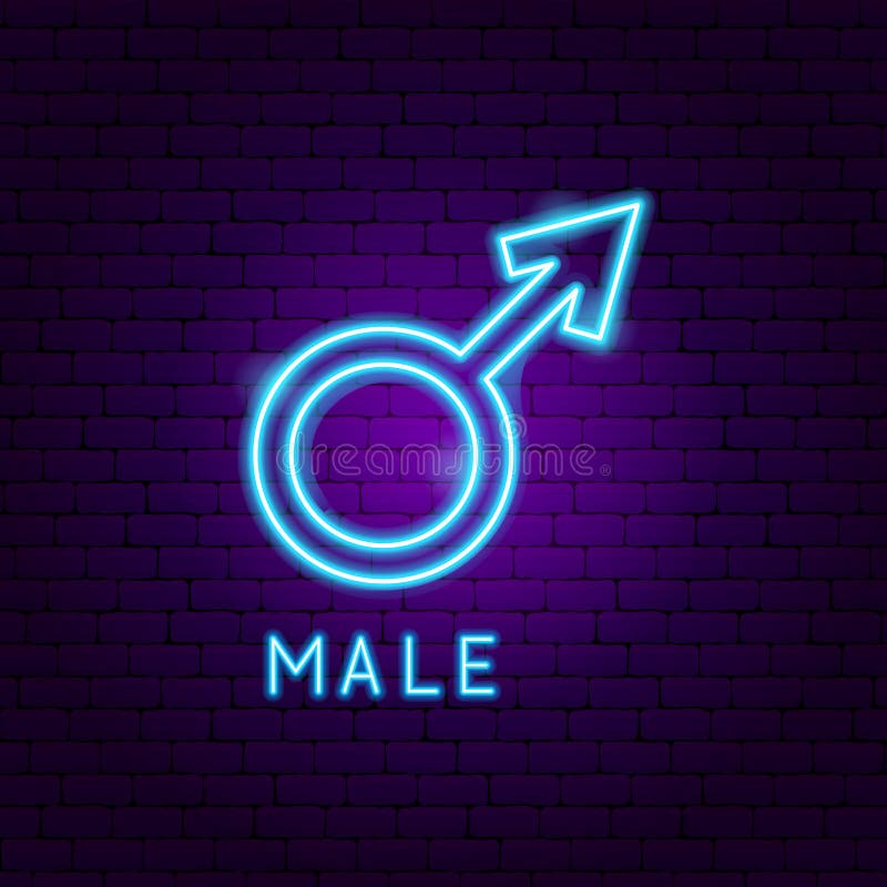 Gender Male Neon Sign Stock Illustrations 799 Gender Male Neon Sign