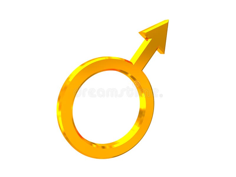 Male gender sign stock illustration. Illustration of medical - 7615038