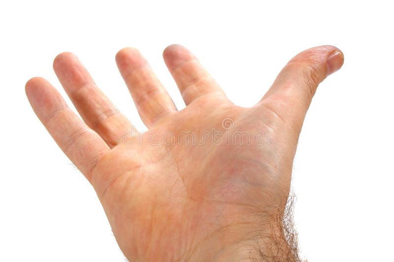 Male hand stock image. Image of direction, hand, number - 14556261