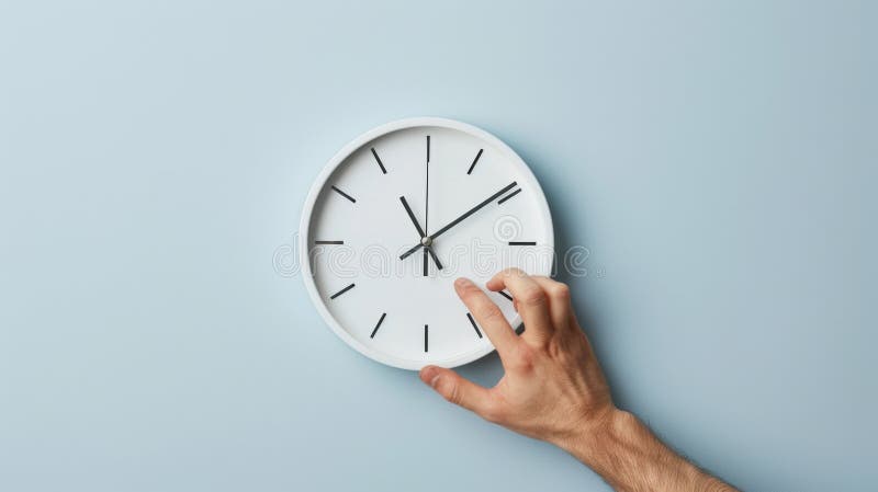 Hand Adjusting Clock Ai Generated Stock Photos - Free & Royalty-Free ...