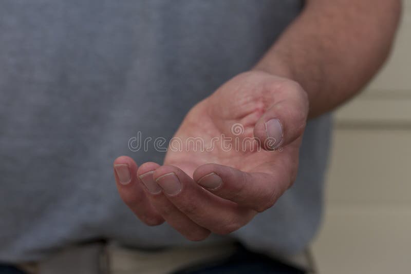 Hand begging stock image. Image of inviting, manicure, emotions - 927143