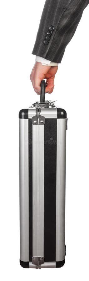 Male hand with case stock image. Image of document, crime - 54550457