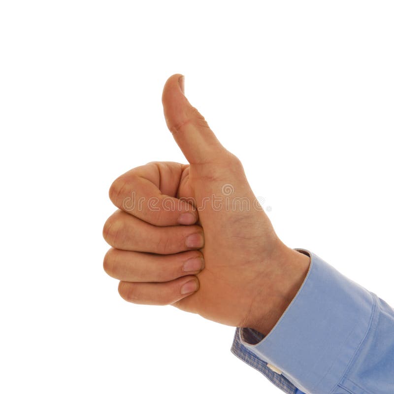 Male Hand Figuring Number One Stock Photo - Image of cypher, counting ...