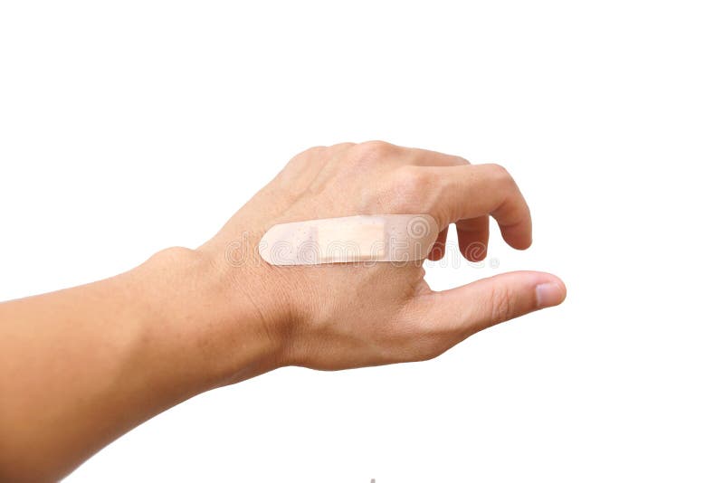 First aid plaster stock photo. Image of bandage, finger - 107472950