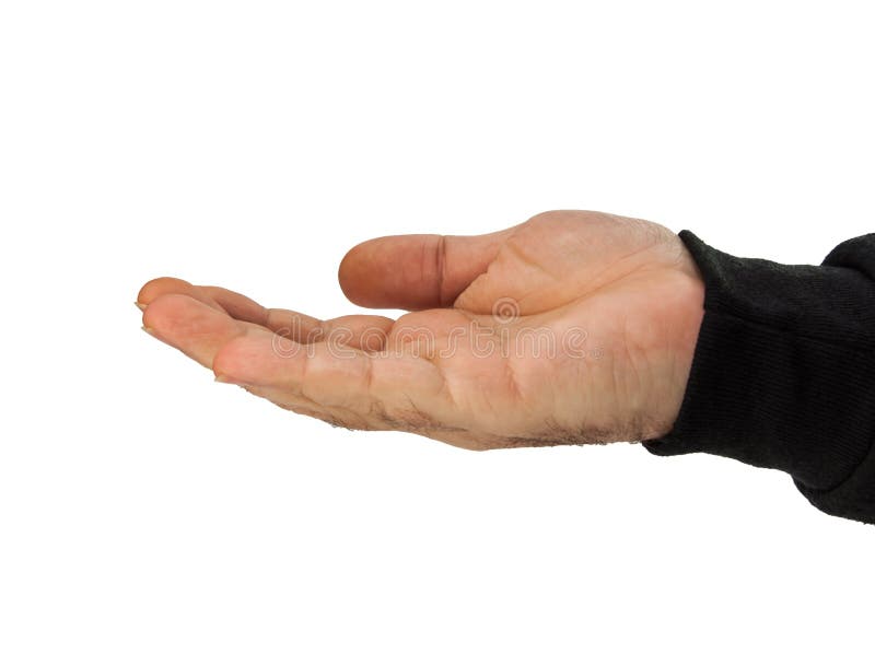 Male hand isolated stock image. Image of male, five, concept - 34953431