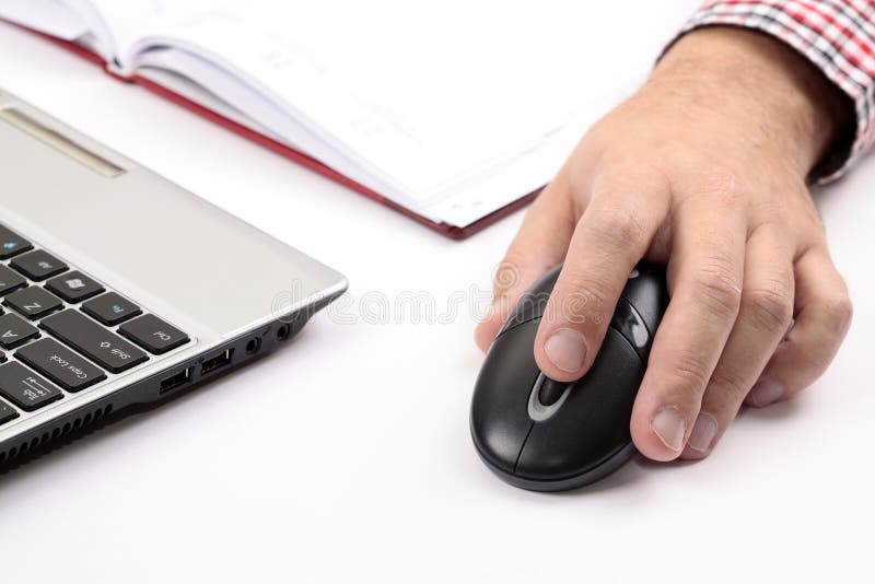 Mouse user stock image. Image of technology, administration - 199151