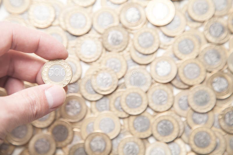 Man Showing Coin in His Hand Stock Photo - Image of coin, finance ...