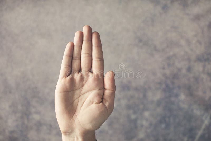 Open Male Hands High Angle View Stock Image - Image of male, high ...