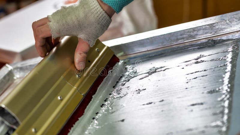 143 Squeegee Screen Printing Stock Photos - Free & Royalty-Free Stock ...