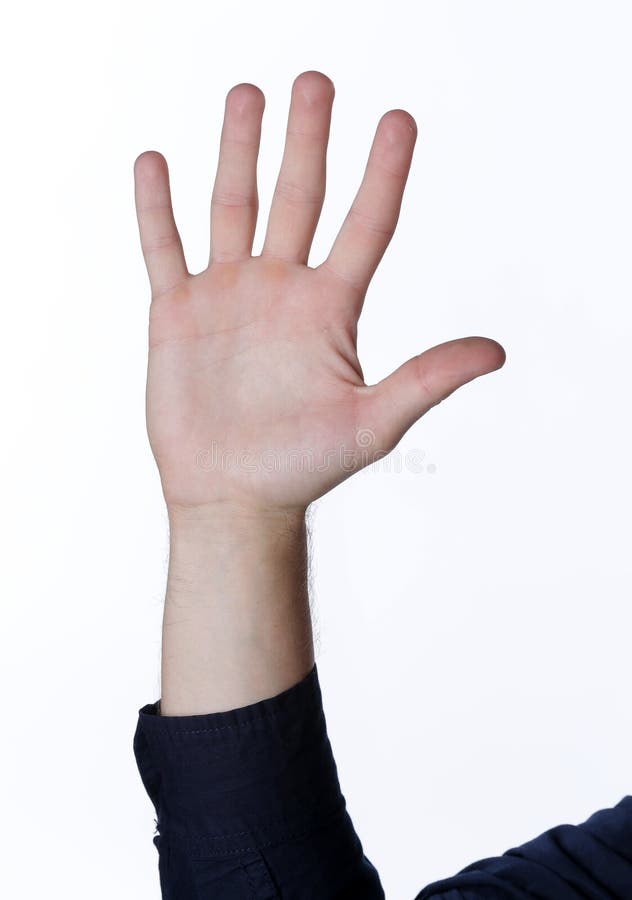 Male hand stretching out stock photo. Image of showing - 76686398