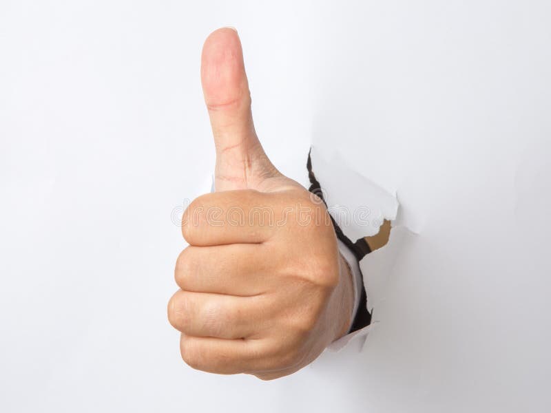 Hand Break Paper Thumb Up Photos - Free & Royalty-Free Stock Photos ...