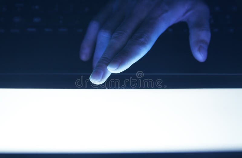 TV Screen on at night stock photo. Image of large, object - 14875020