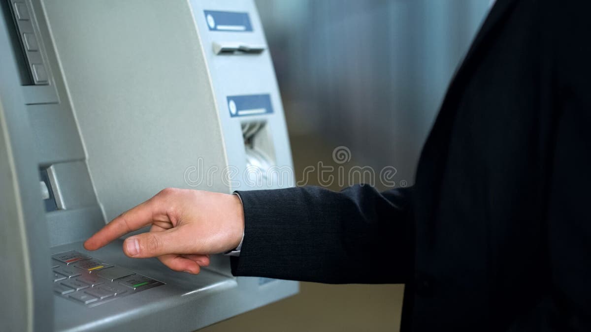 1,162 Person Using Atm Stock Photos - Free & Royalty-Free Stock Photos ...
