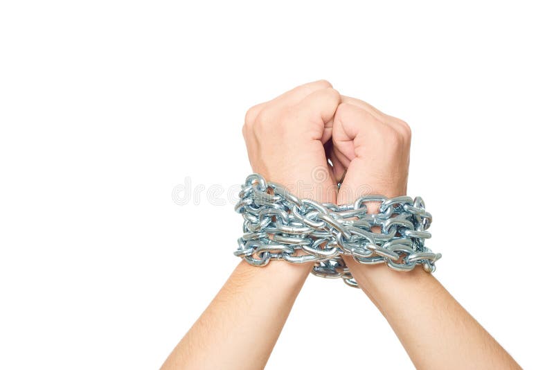 Tied hands stock photo. Image of restrained, powerless - 16075868