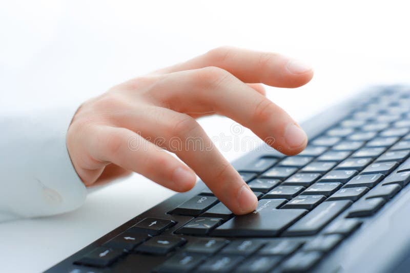 Male hands on keyboard stock photo. Image of keyboard - 37903608