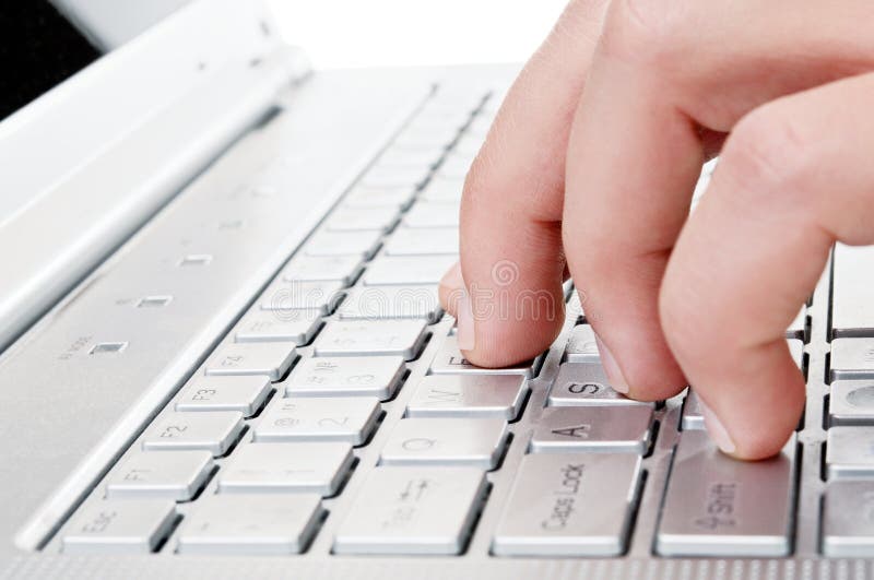 Pressing enter key stock photo. Image of connect, points - 32041516