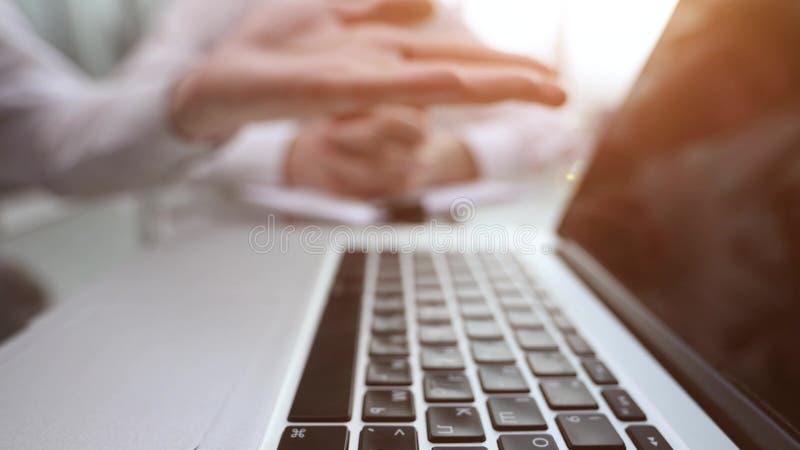 Male Hands or Men Office Worker Typing on the Keyboard Stock Footage ...