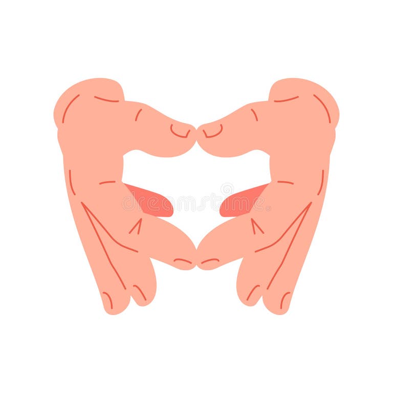 Male Hands Showing Heart Shape Love Romantic Gesture Icon Vector Flat ... Male Hands Showing Heart Shape Love Romantic Gesture Icon Vector Flat ...