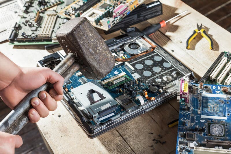 Sledgehammer Computer Stock Photos - Free & Royalty-Free Stock Photos ...
