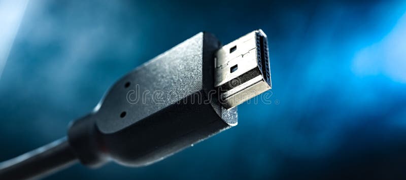 Male HDMI type a connector stock photo. Image of cable - 366095106