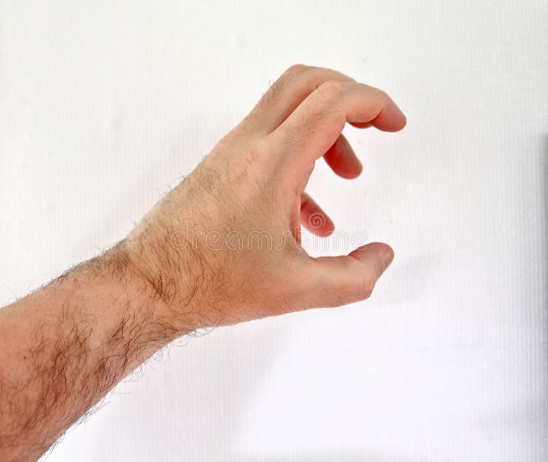 Male Human Hand Showing Different Gestures and Symbols Stock Image ...