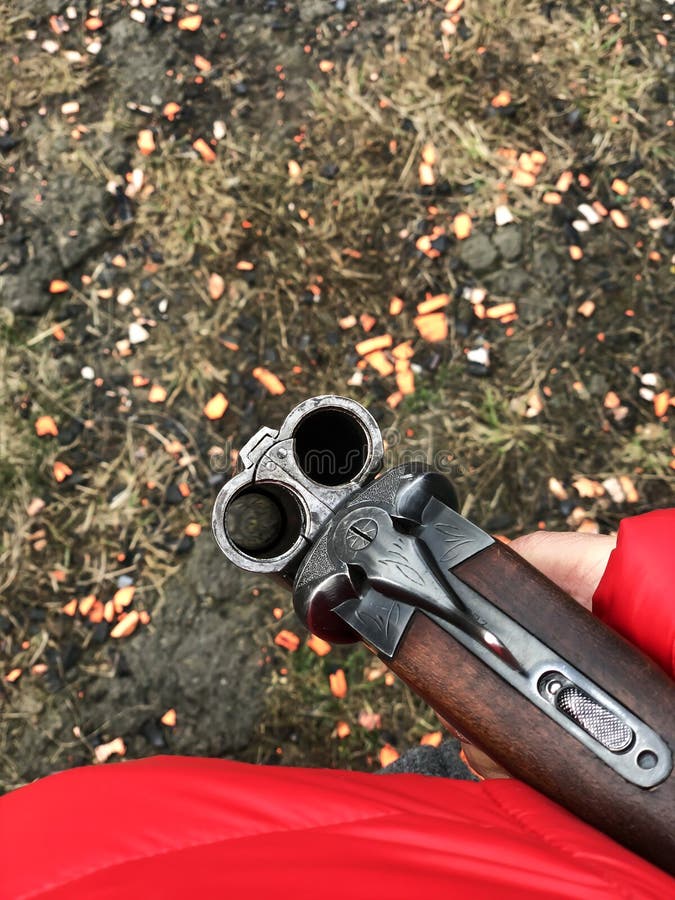 Male Hunter Ready To Hunt with Hunting Rifle Stock Photo - Image of ...