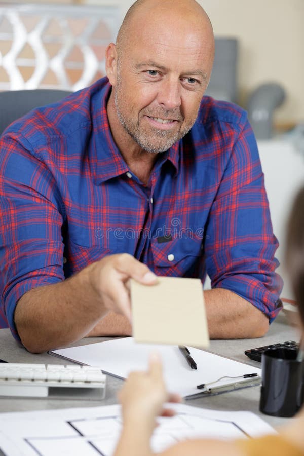 Male Interior Designer in Meeting Stock Image - Image of theme, person ...