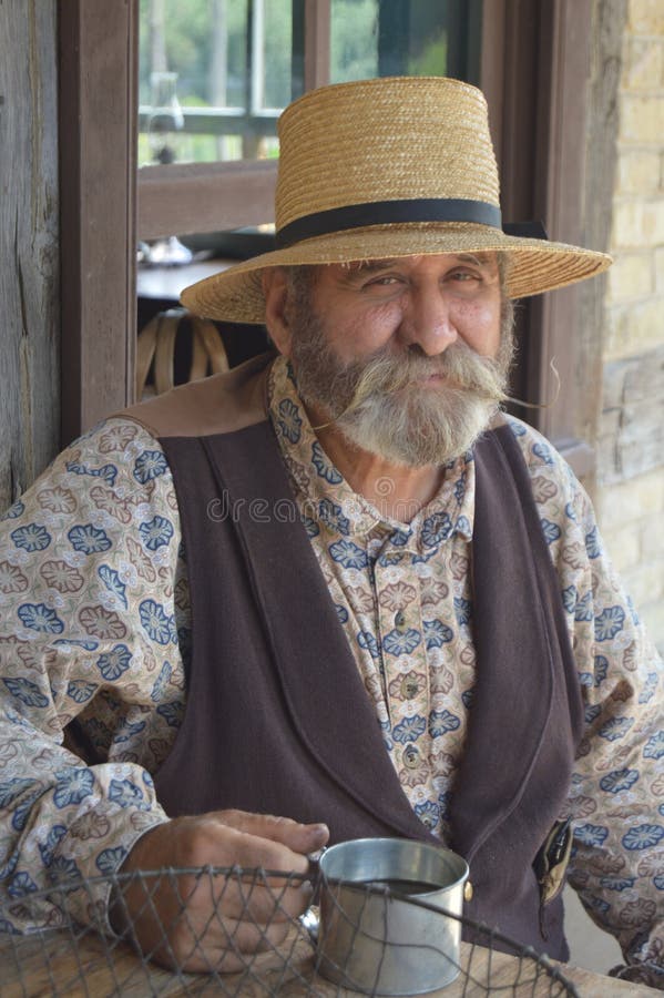 Male Reenactor at Old World Wisconsin Editorial Stock Image - Image of ...
