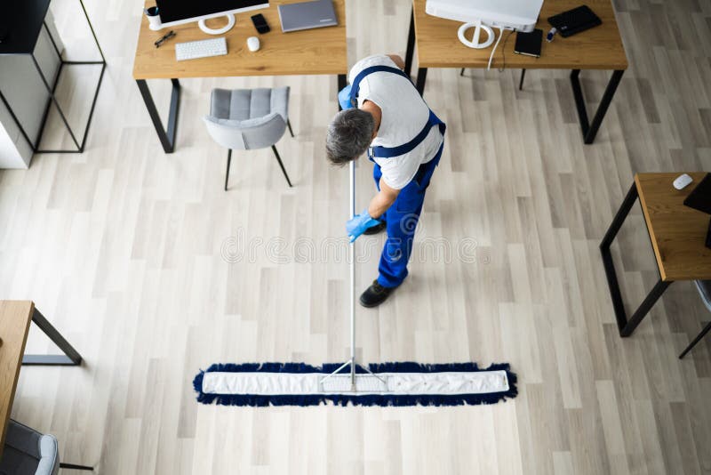 Janitor Mopping stock image. Image of professional, janitor - 57427889