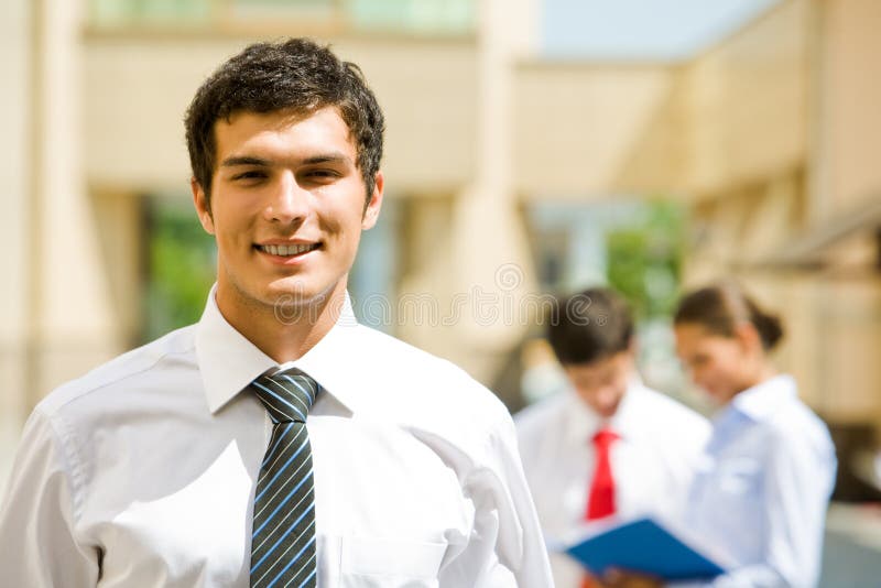 Male leader stock image. Image of achievement, career - 9958161