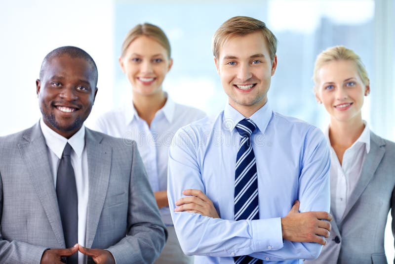 Team leader stock vector. Illustration of discussion - 18062573