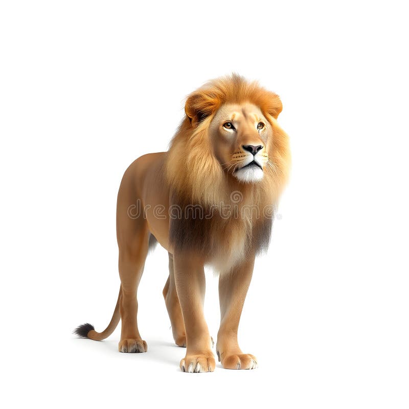 Male Lion Standing