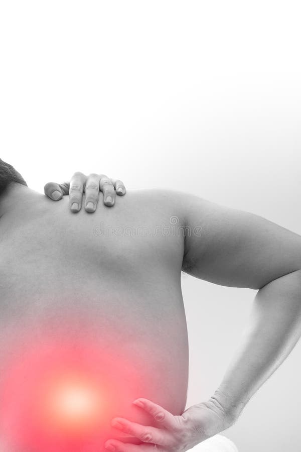 Male lower back pain stock photo. Image of healthy, male - 98064374