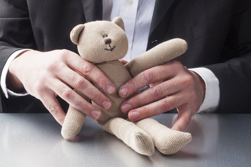 Male Manager Becoming a Father Stock Image - Image of bear, gestures ...