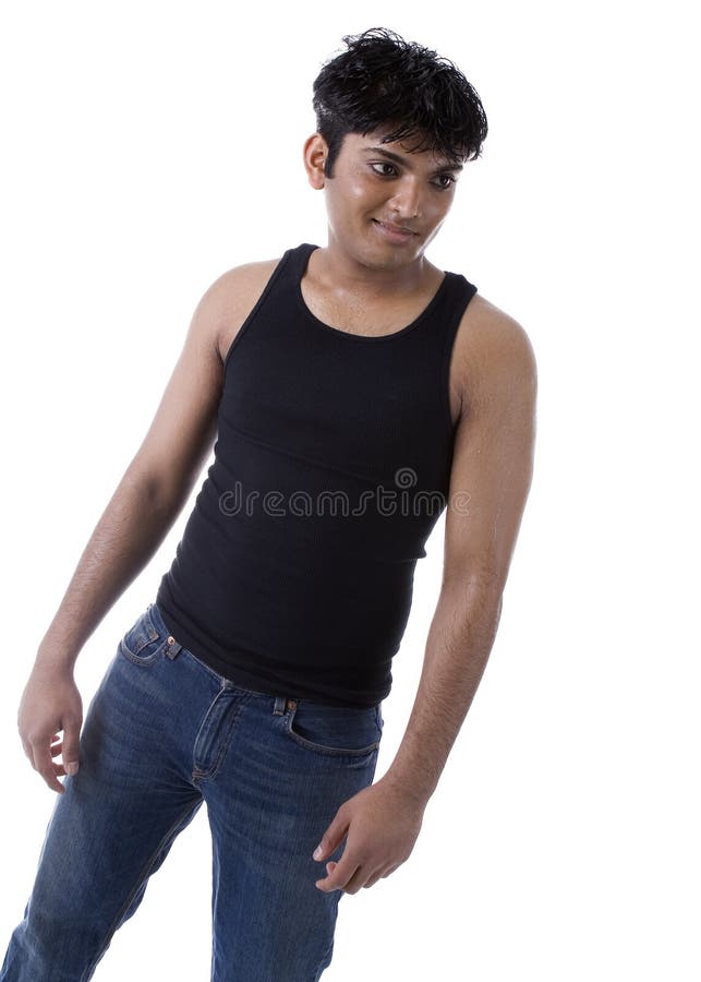Male Model in Casual Clothes Stock Image - Image of clothes, ethnic ...