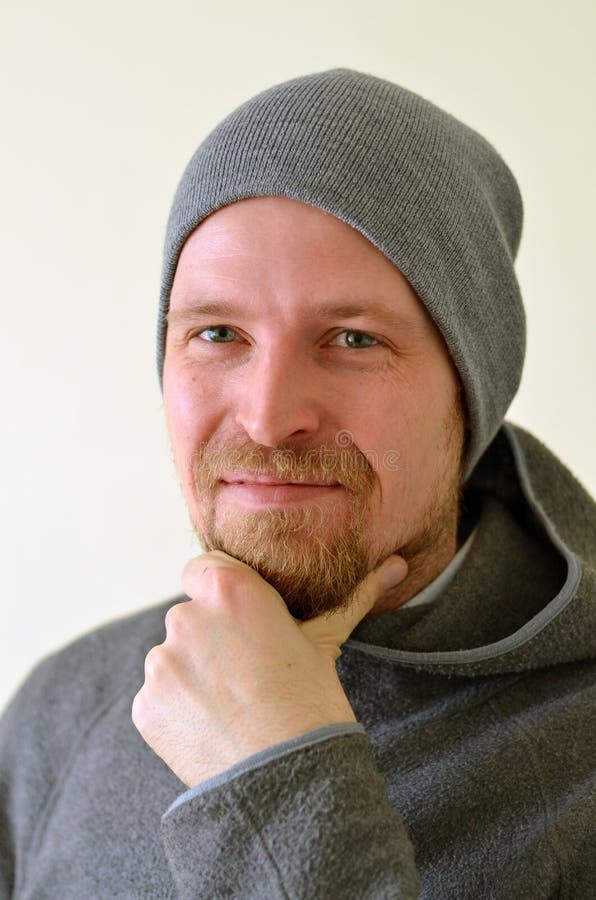 Male model with a beard stock photo. Image of alone, masculine - 38207364