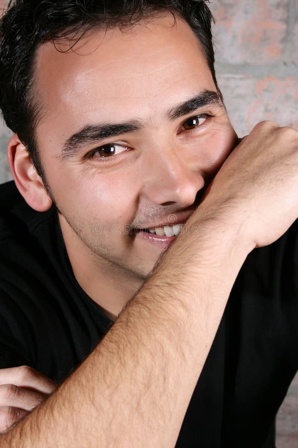 Smiling Male Model stock photo. Image of fashion, kind - 5713408