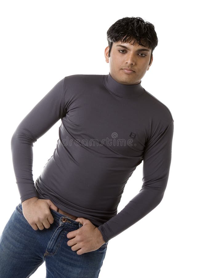 Male Model in Casual Clothes Stock Photo - Image of neck, casual: 7098782