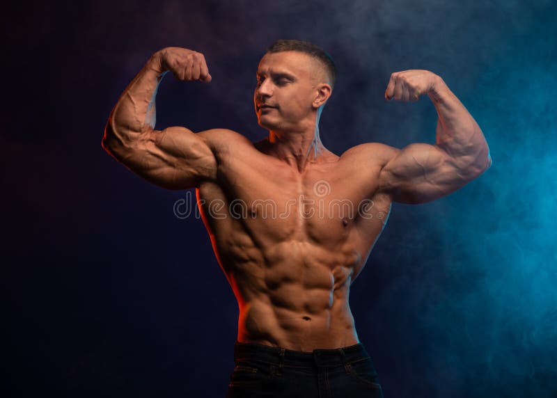 Young bodybuilder stock photo. Image of health, looking - 137212982