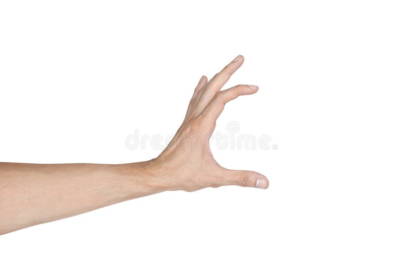 One Hand Gestures stock photo. Image of number, middle - 124385730