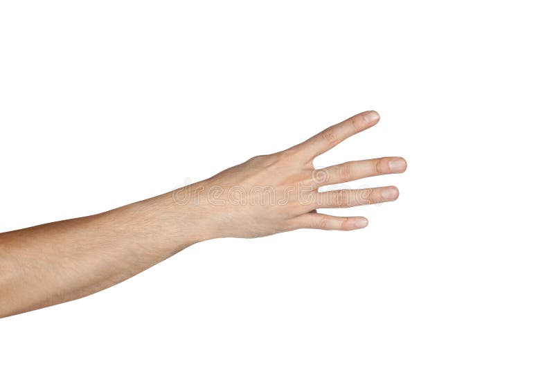 One Hand Gestures stock photo. Image of good, oath, male - 124385792