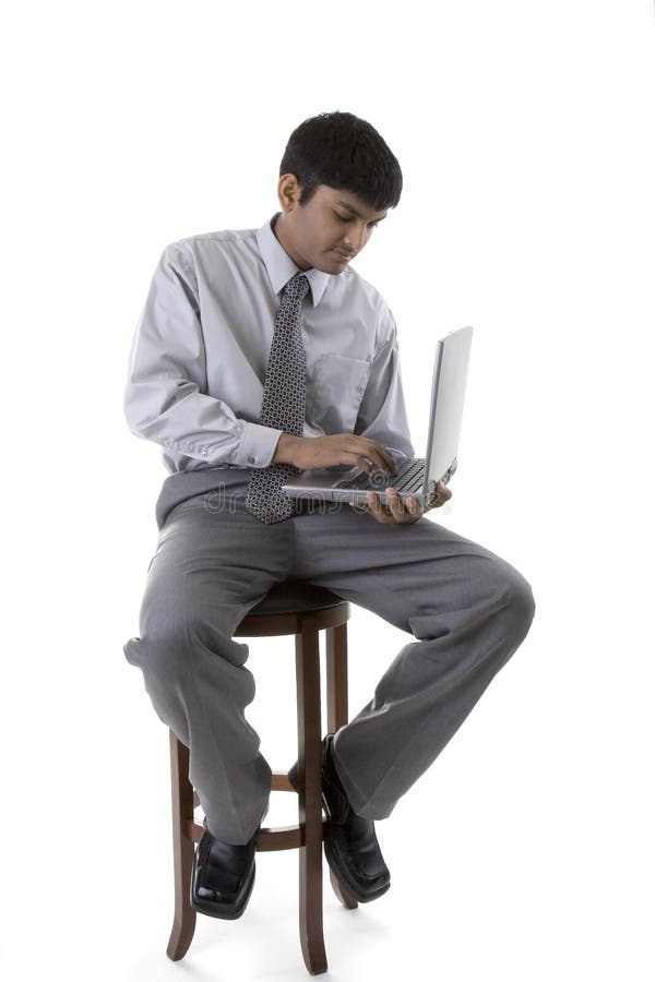 Male Model with laptop stock photo. Image of shirt, business - 3739998